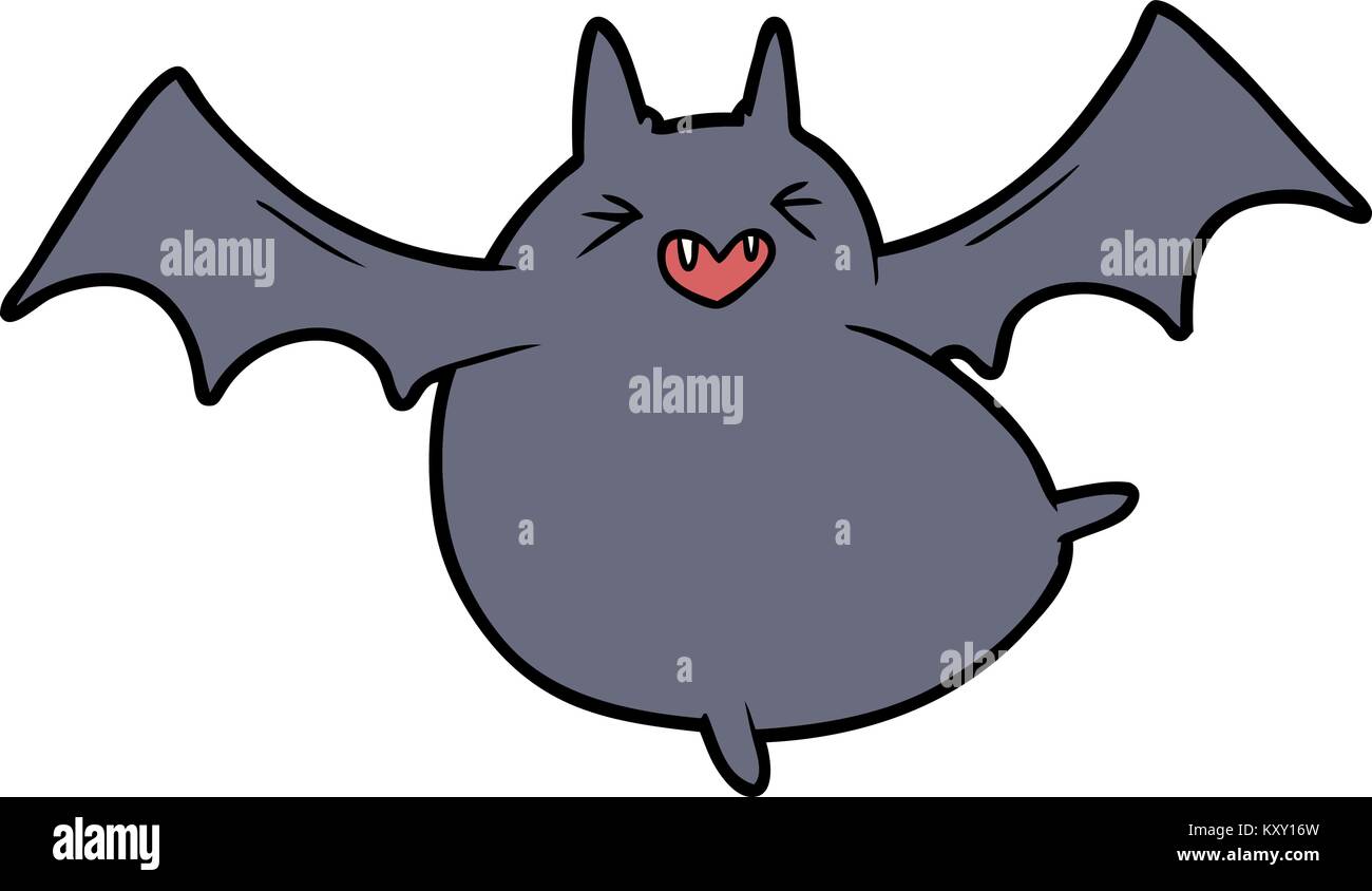spooky cartoon bat Stock Vector Image & Art - Alamy