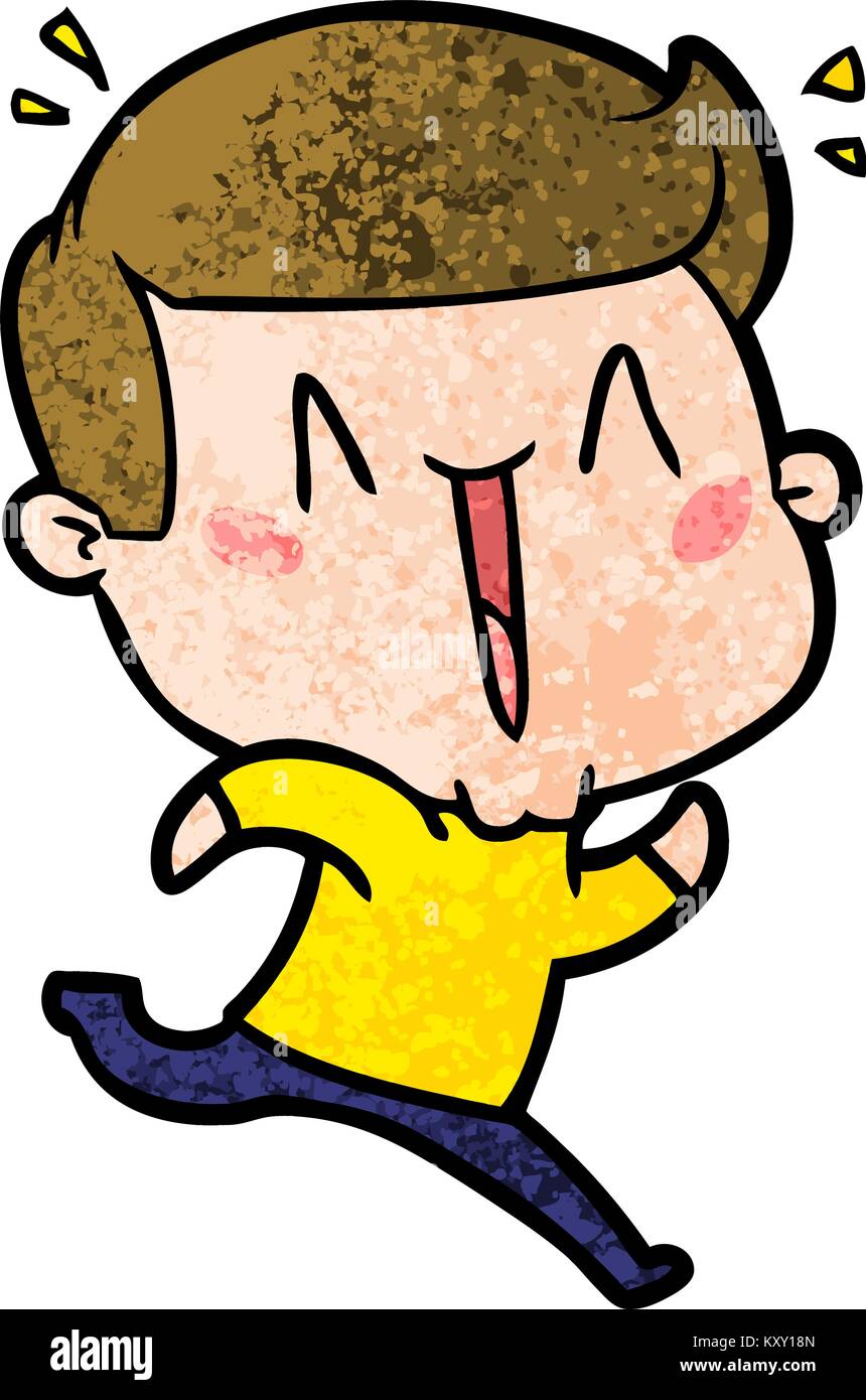 cartoon excited man Stock Vector Image & Art - Alamy