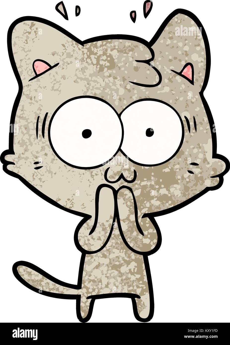 cartoon surprised cat Stock Vector Image & Art - Alamy