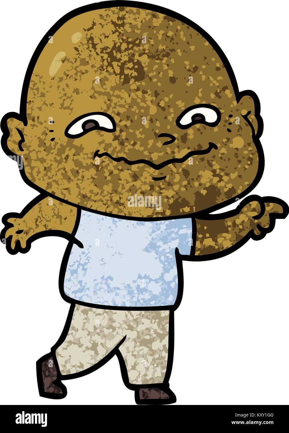 cartoon creepy guy Stock Vector Image & Art - Alamy