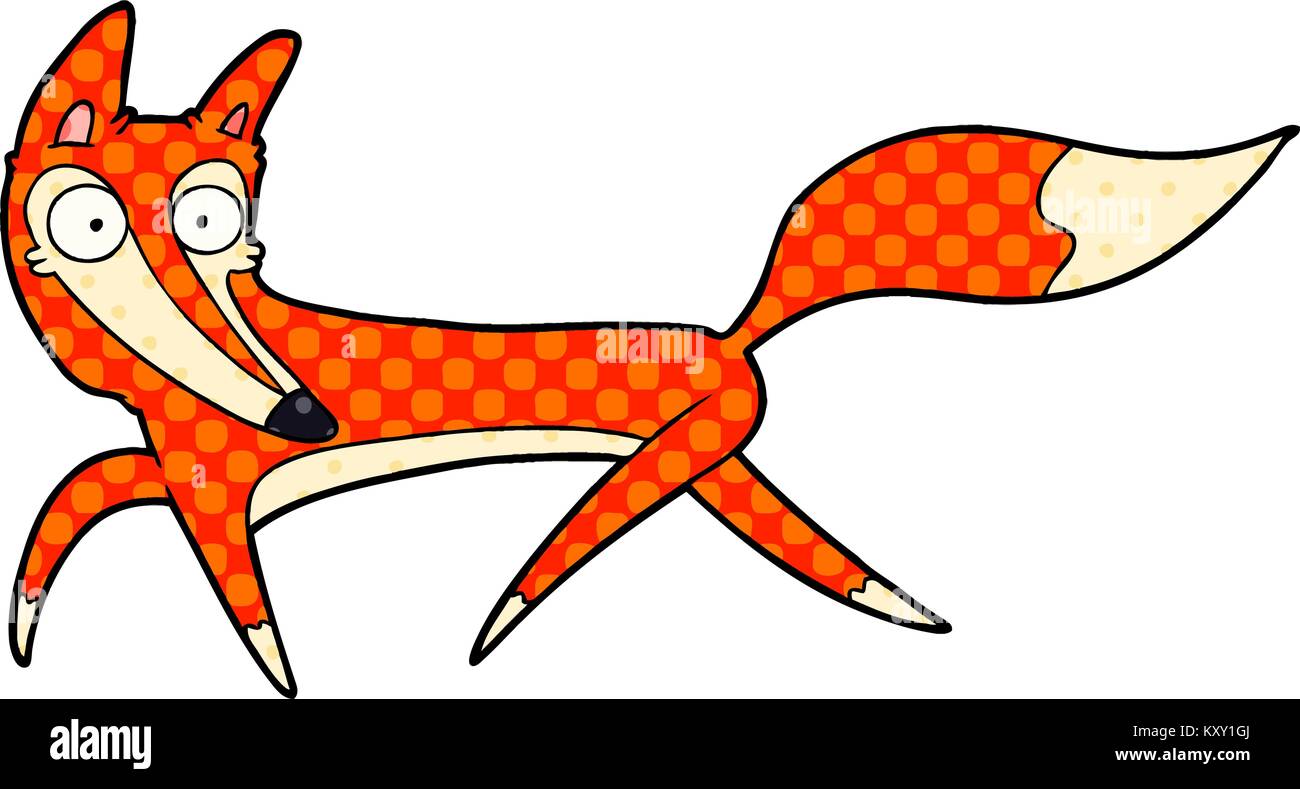 Skinny fox Stock Vector Images - Alamy