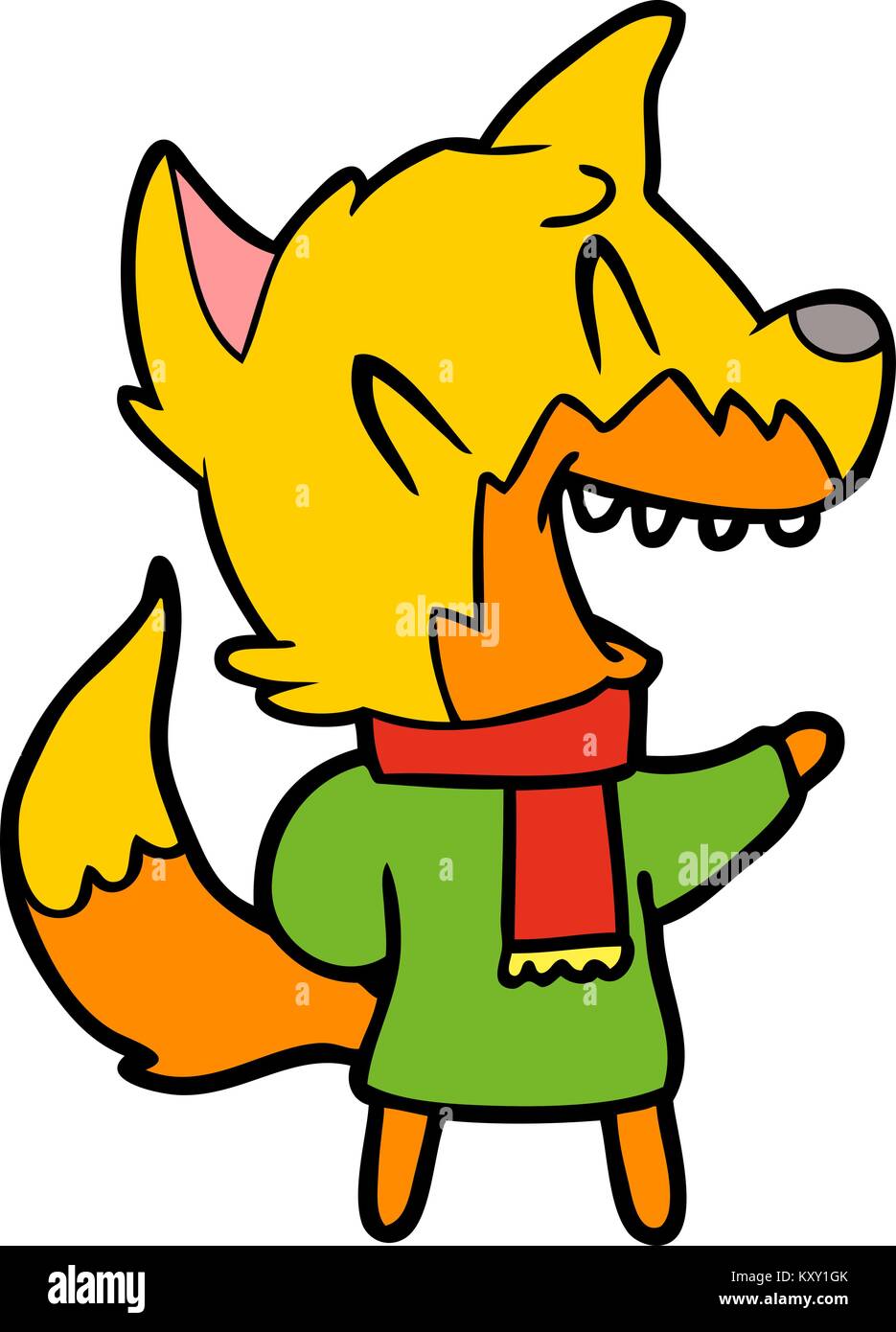 fox cartoon character Stock Vector Image & Art - Alamy
