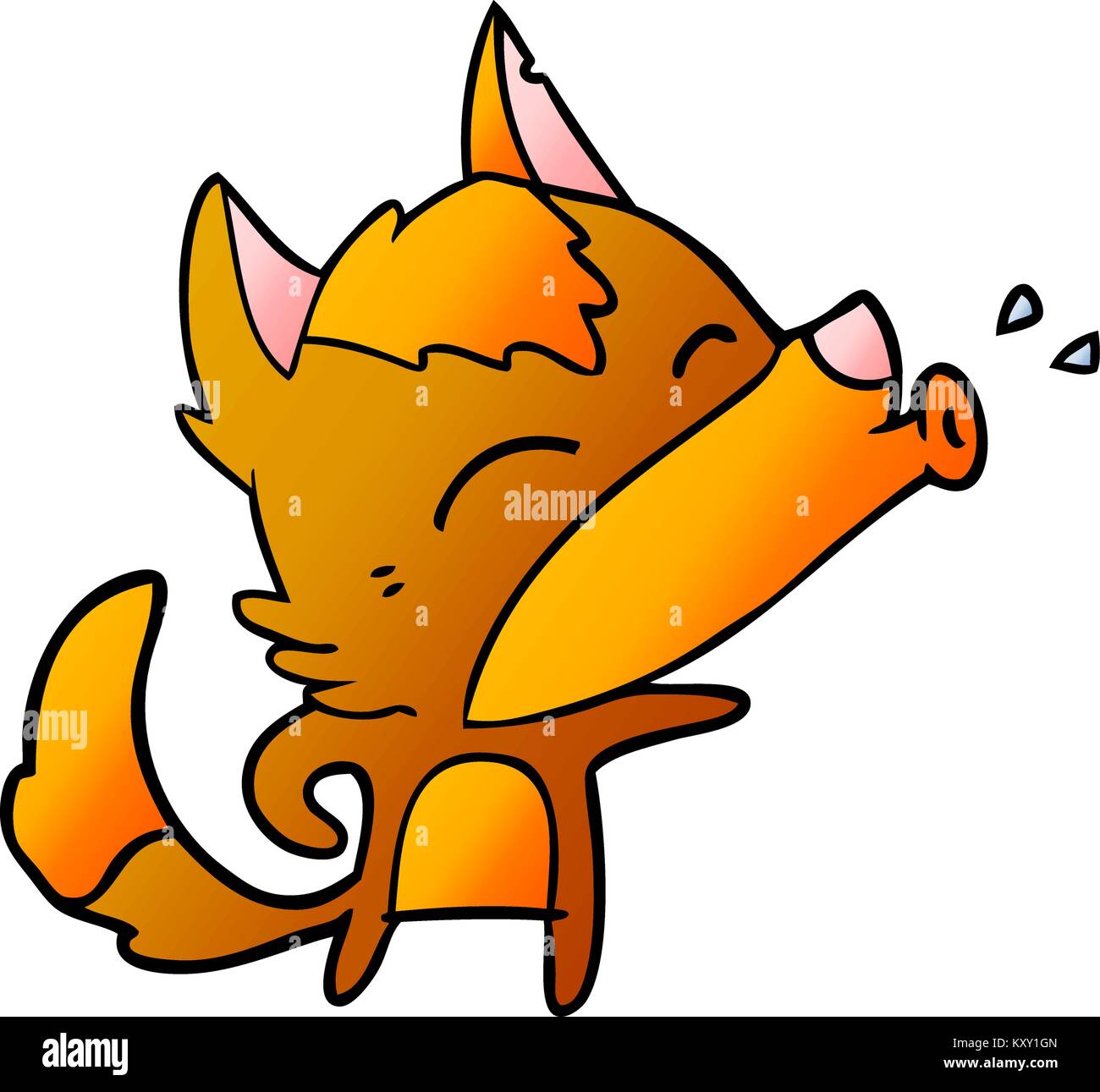 fox cartoon character Stock Vector Image & Art - Alamy