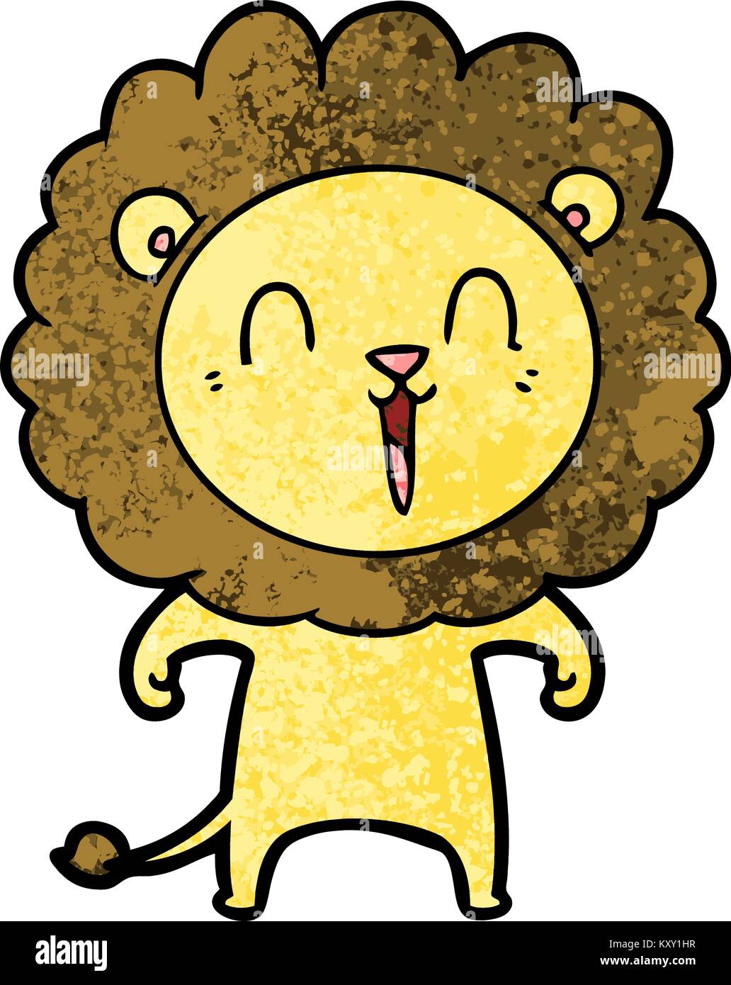 laughing lion cartoon Stock Vector Image & Art - Alamy