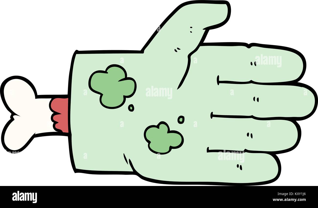 cartoon zombie hand Stock Vector Image & Art - Alamy