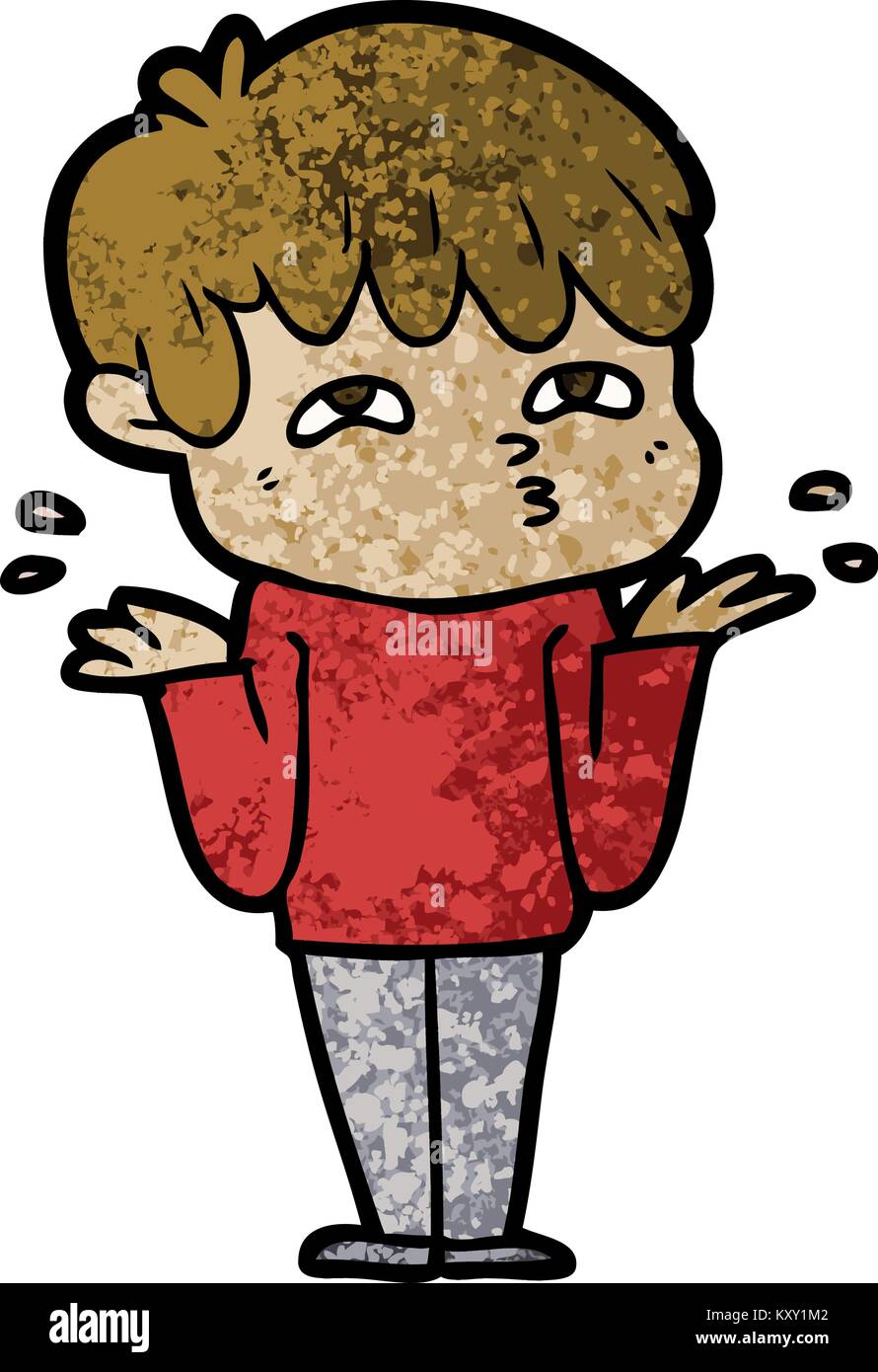 cartoon man confused Stock Vector Image & Art - Alamy