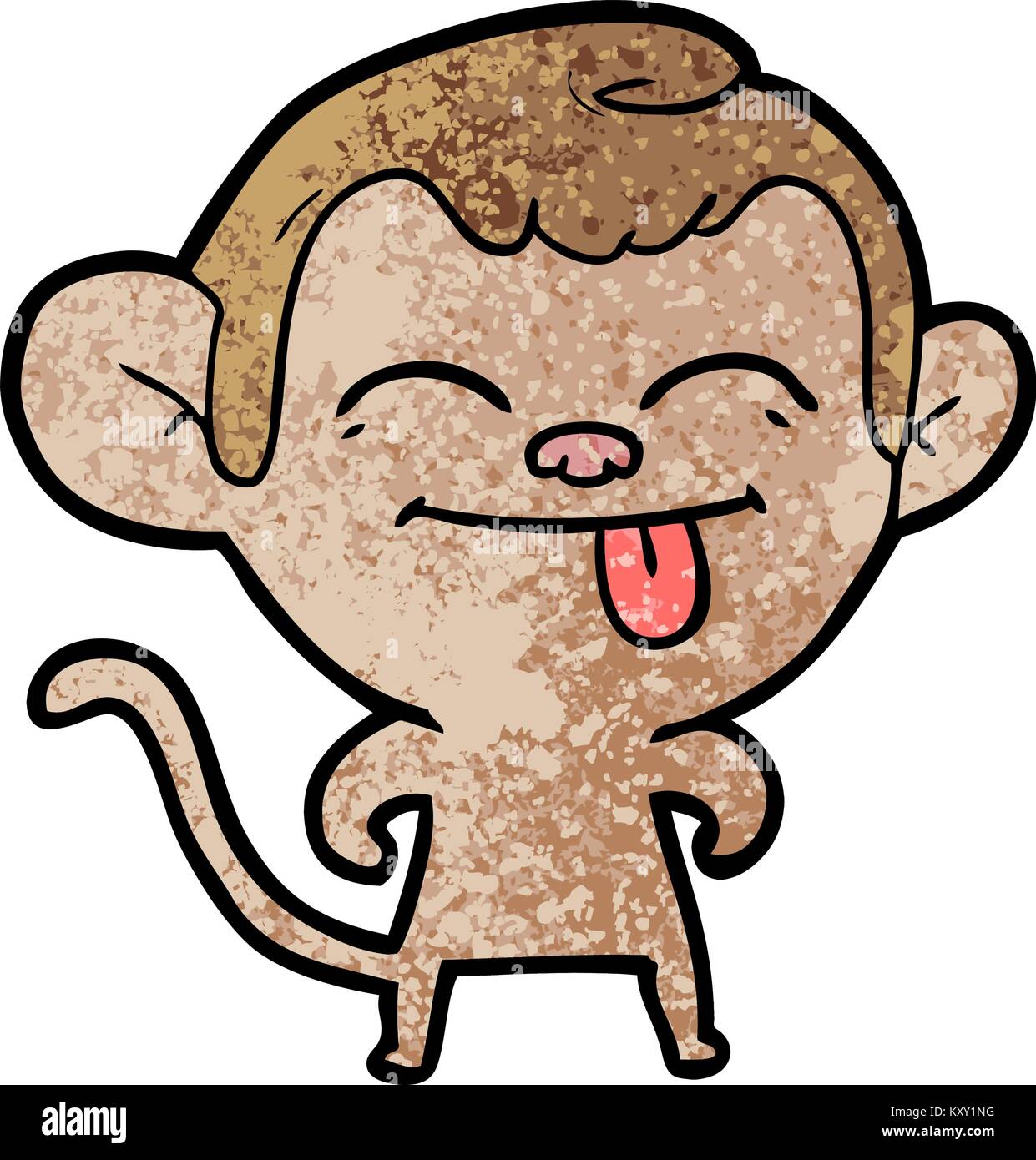 funny cartoon monkey Stock Vector Image & Art - Alamy