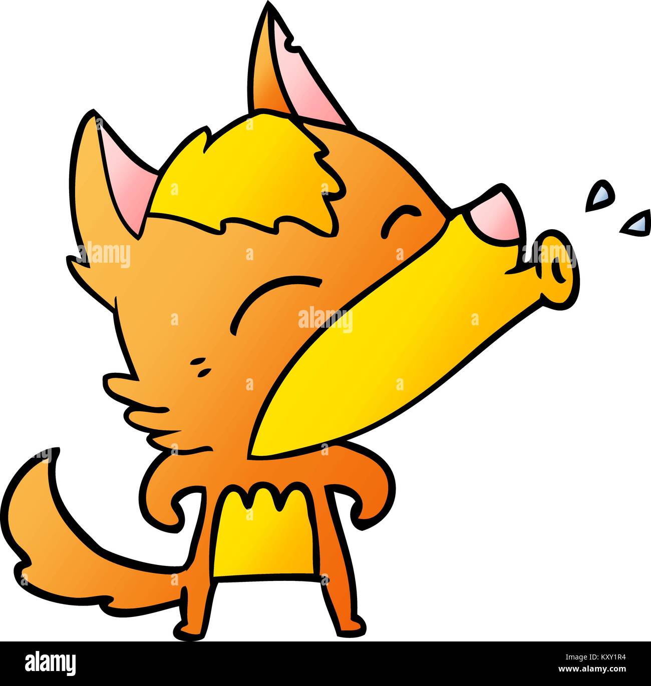 fox cartoon character Stock Vector Image & Art - Alamy