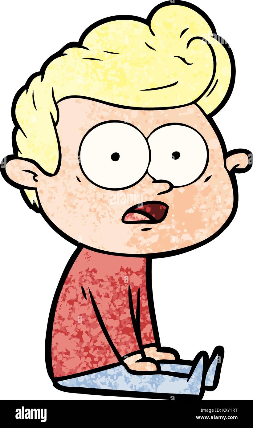 cartoon staring man Stock Vector Image & Art - Alamy