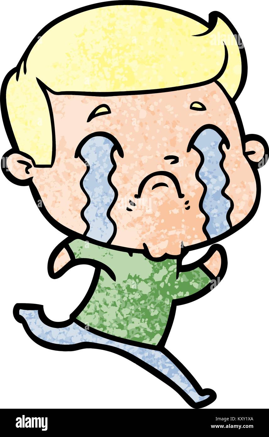 cartoon man crying Stock Vector Image & Art - Alamy