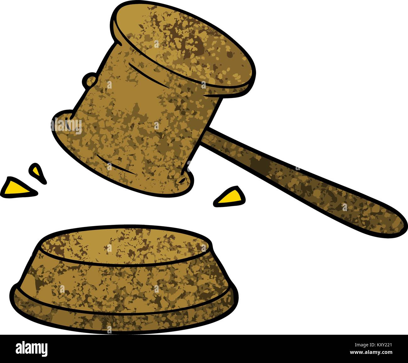 Judge gavel banging Stock Vector Images - Alamy