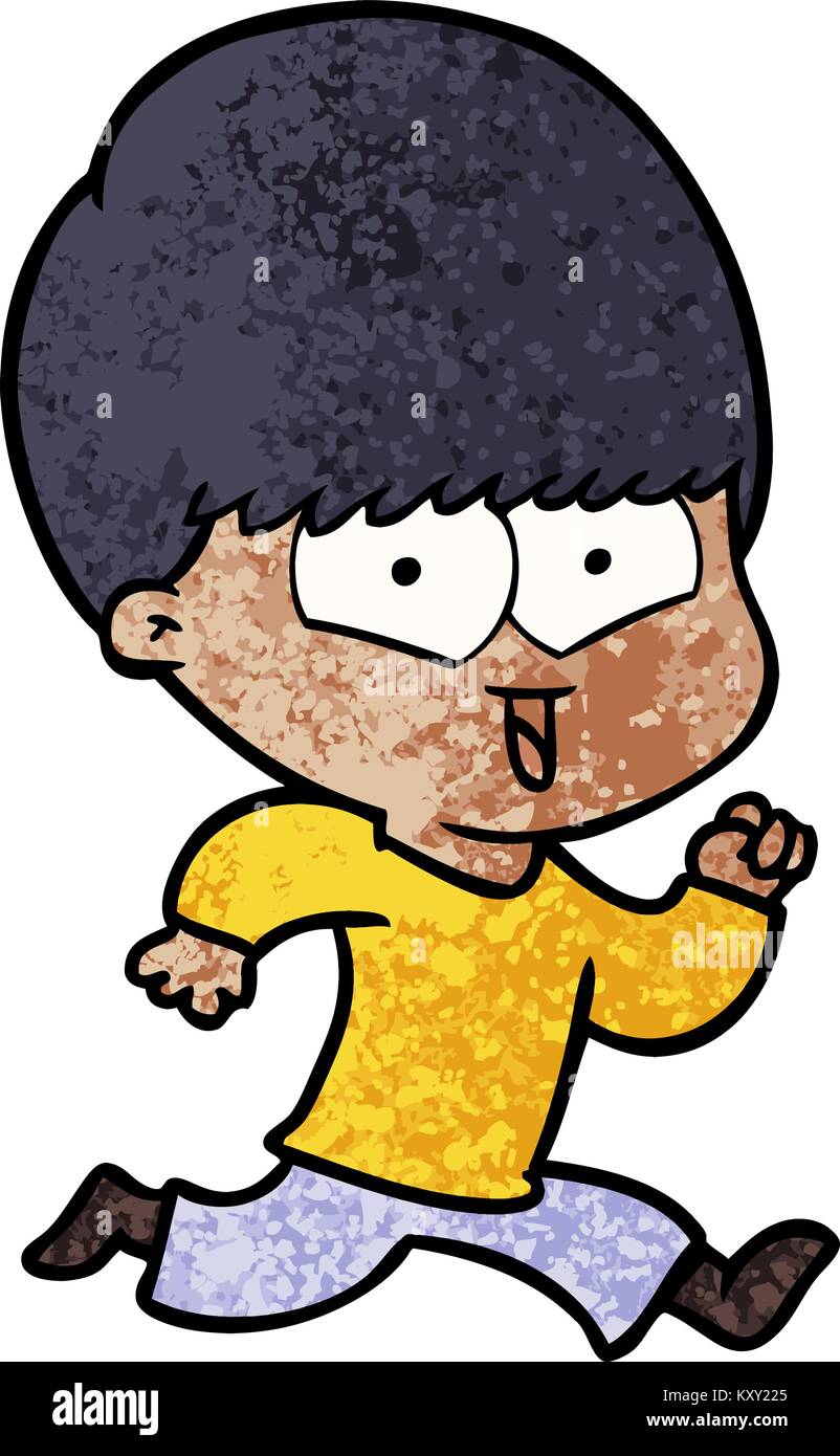 cartoon happy boy Stock Vector Image & Art - Alamy