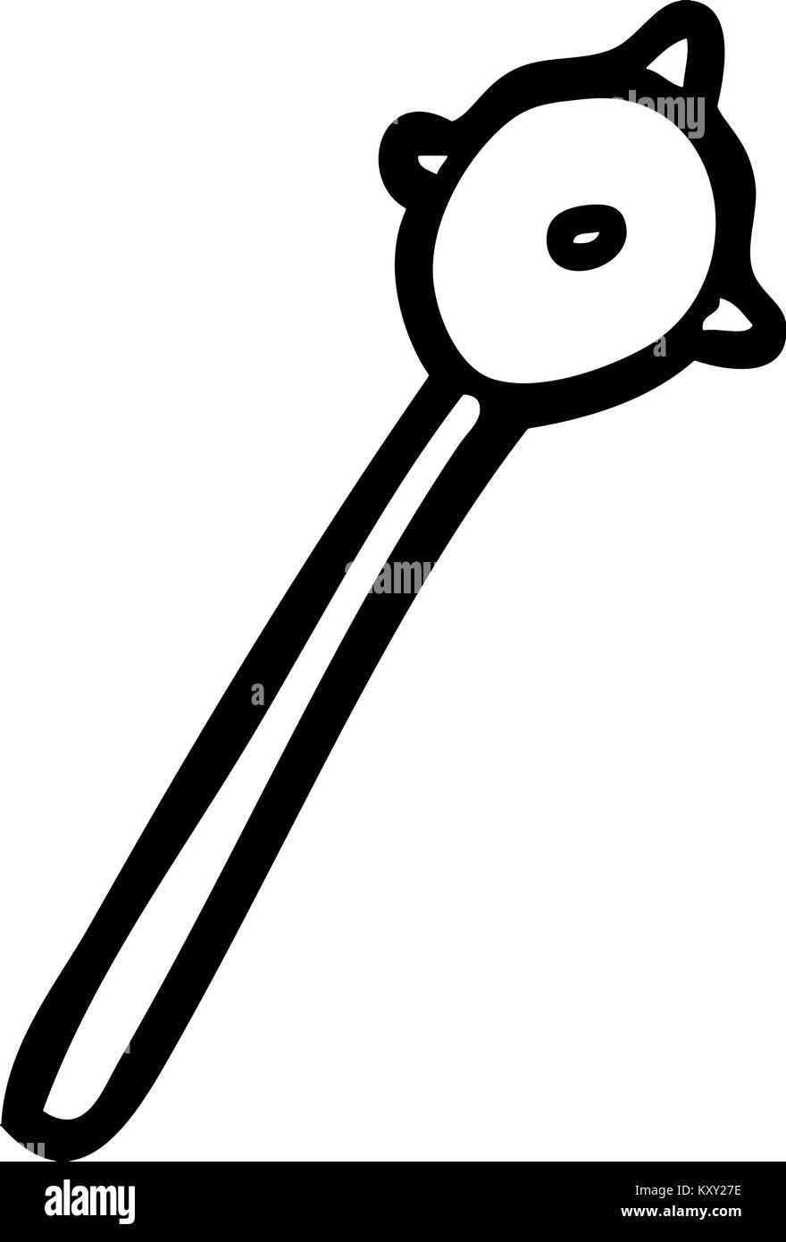 Mace medieval weapon Black and White Stock Photos & Images - Alamy