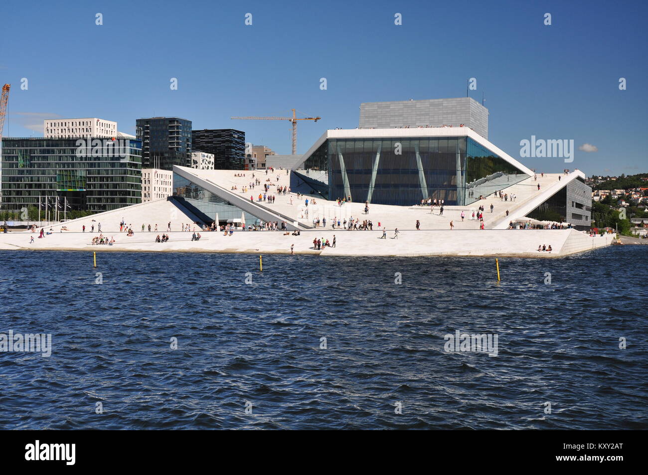 Bayside modern architecture, Oslo, Norway Stock Photo - Alamy