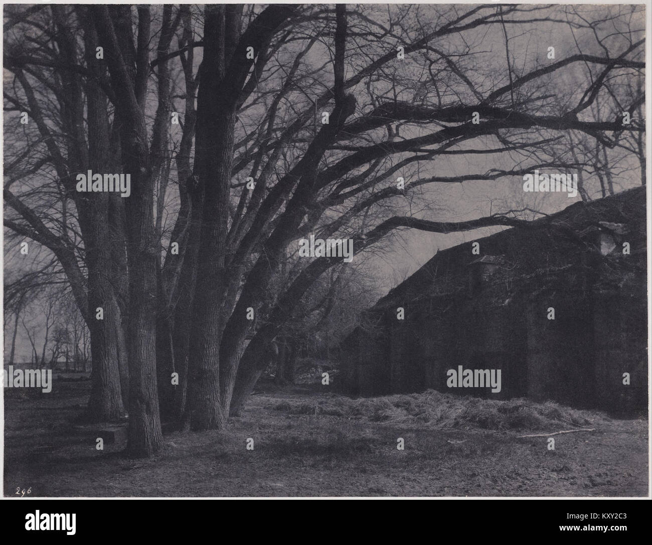 'Ferme du Parc de Courances' by Eugène Cuvelier is a photographic ...
