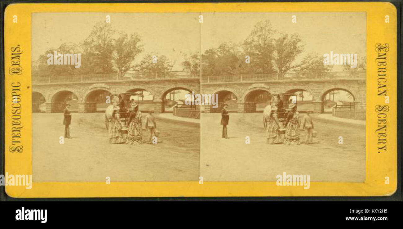 Garrett Bridge, Druid Hill Park, from Robert N. Dennis collection of ...