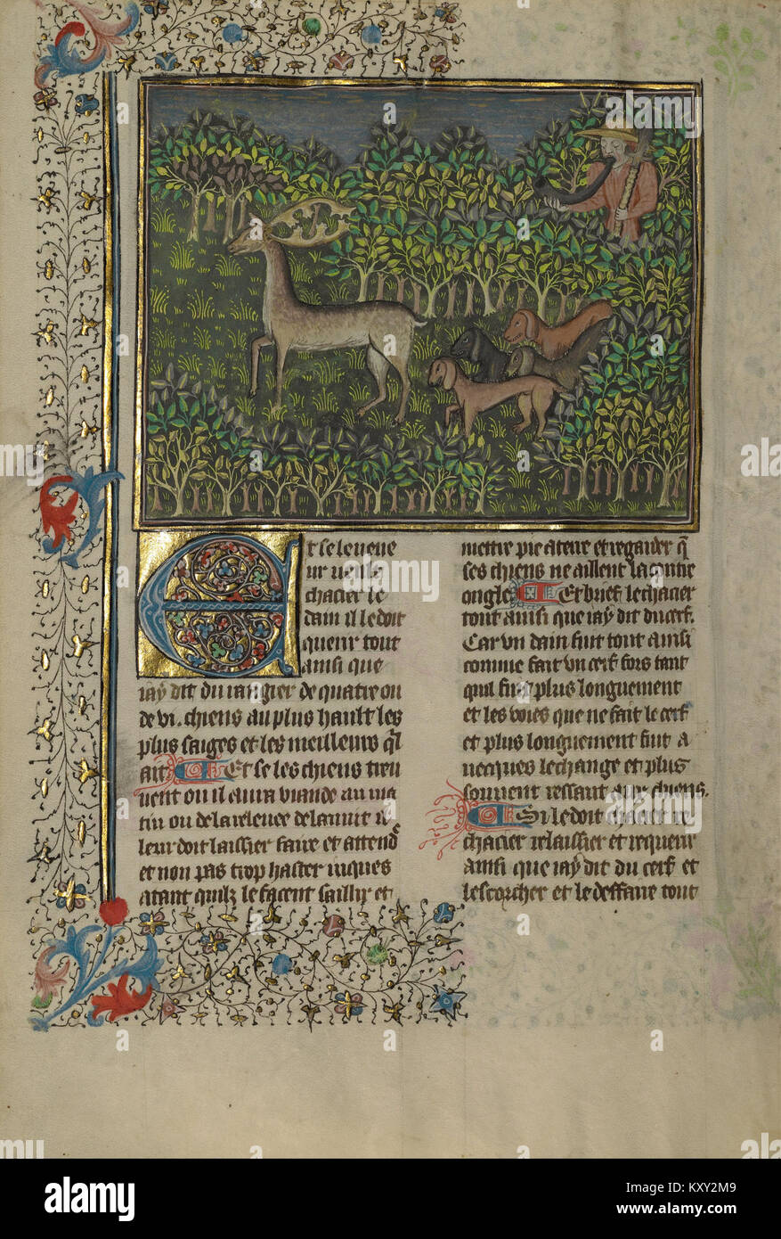 Illuminated manuscripts hunting hi-res stock photography and images - Alamy