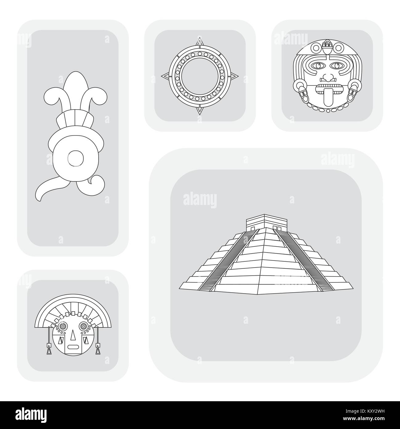 Maya style Cut Out Stock Images & Pictures - Alamy