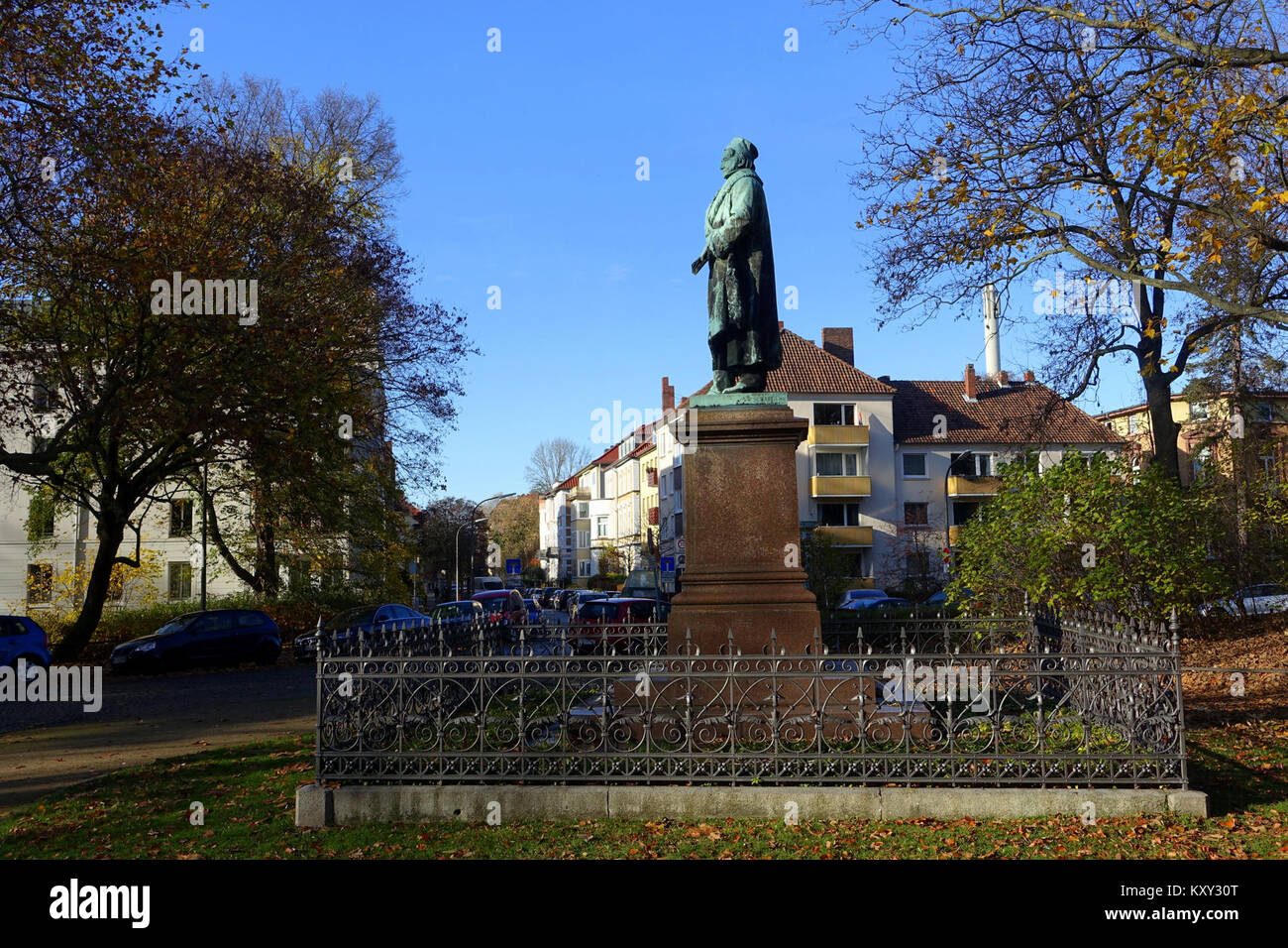 The Gau-Denkmal in Braunschweig, Germany, is a 1930s monument erected ...