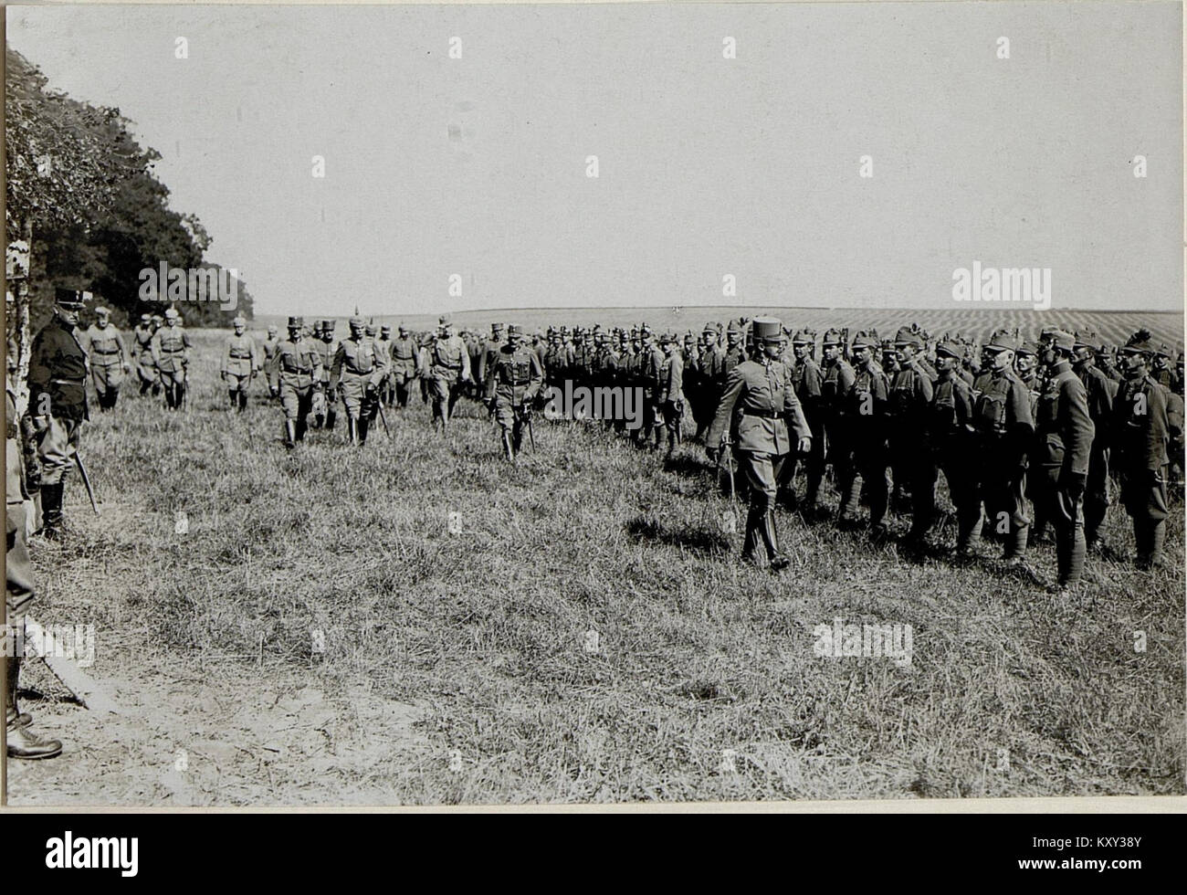 This image shows the birthday celebration of His Majesty, Emperor Karl ...