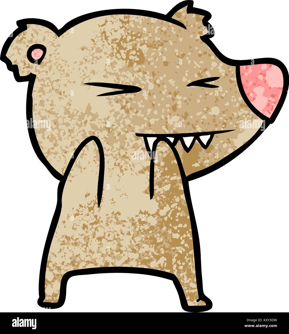 angry bear cartoon Stock Vector Image & Art - Alamy