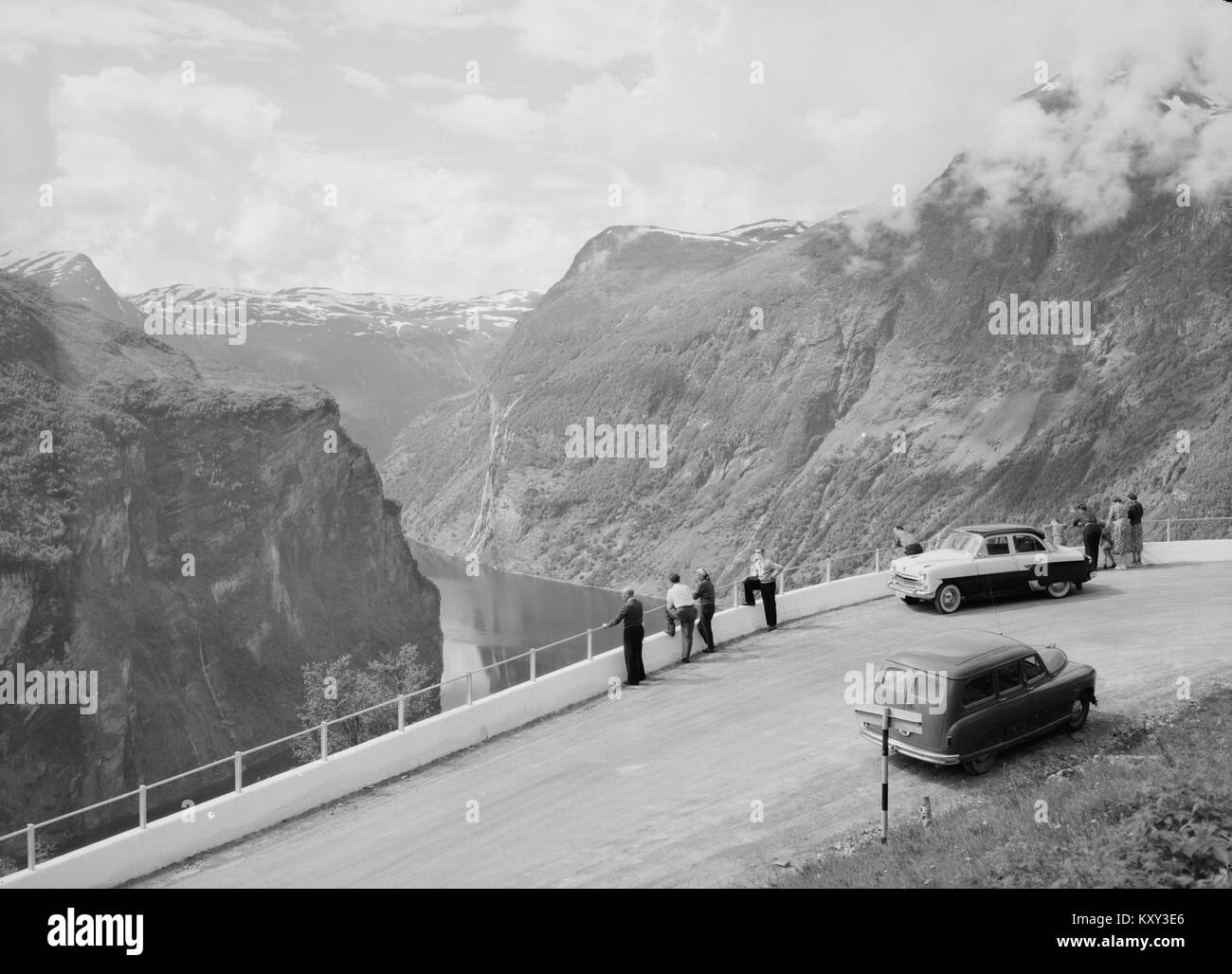 Geiranger located in norway hi-res stock photography and images - Alamy