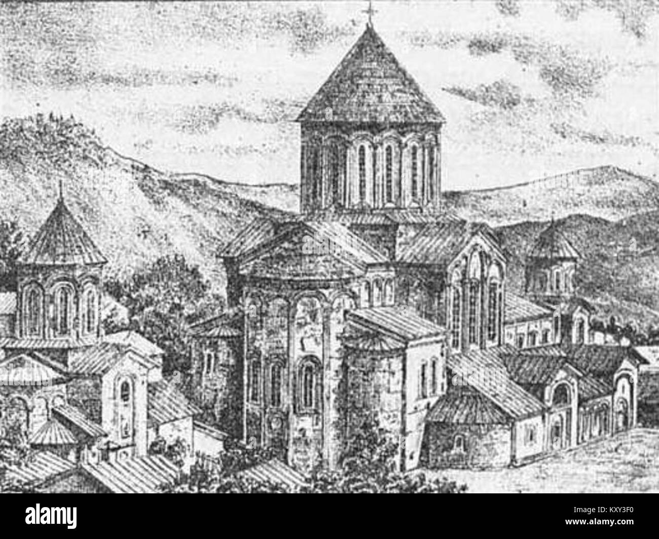 Gelati Monastery, photographed by Esadze in 1913, is a historic ...