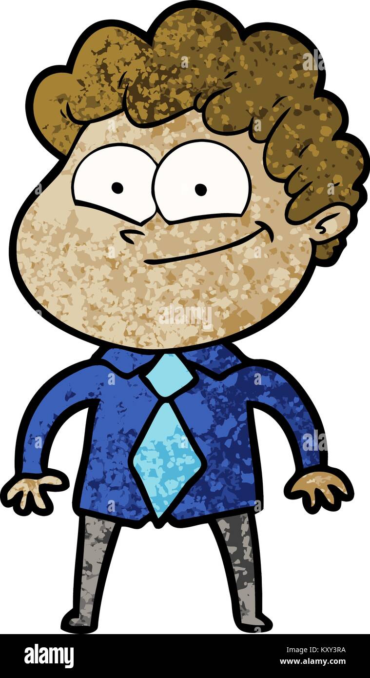 cartoon happy man Stock Vector Image & Art - Alamy