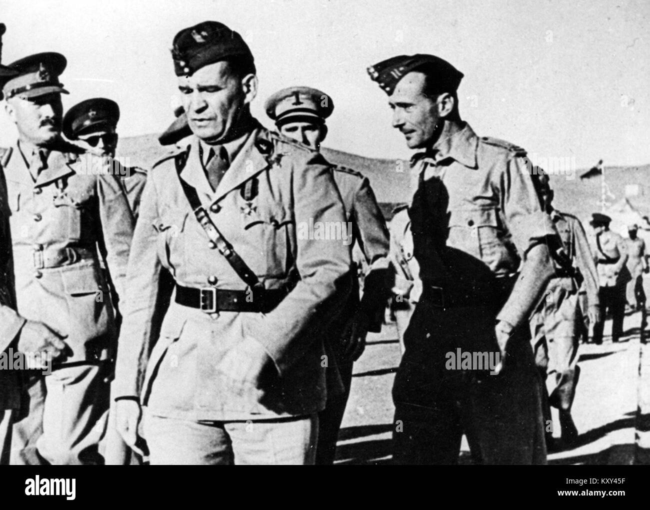 Polish military officers Black and White Stock Photos & Images - Alamy