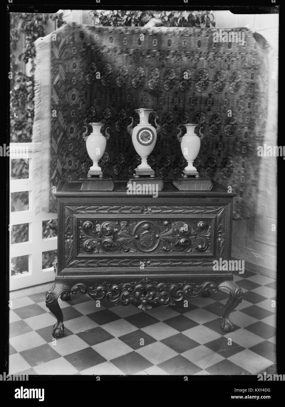 Historical photograph of Generalkonsul Lind at Bygdø, Norway, preserved ...