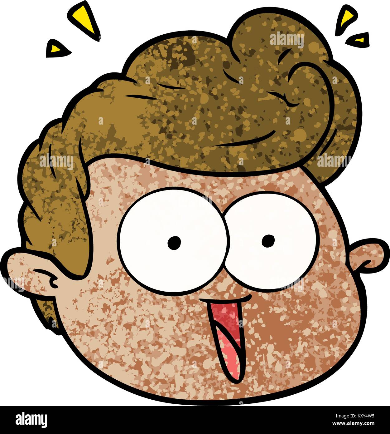 cartoon male face surprised Stock Vector Image & Art - Alamy