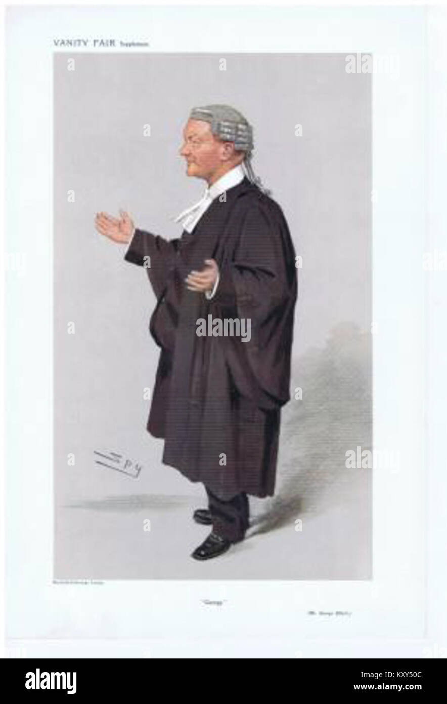 This 1908 illustration of George Elliott, a prominent literary figure ...