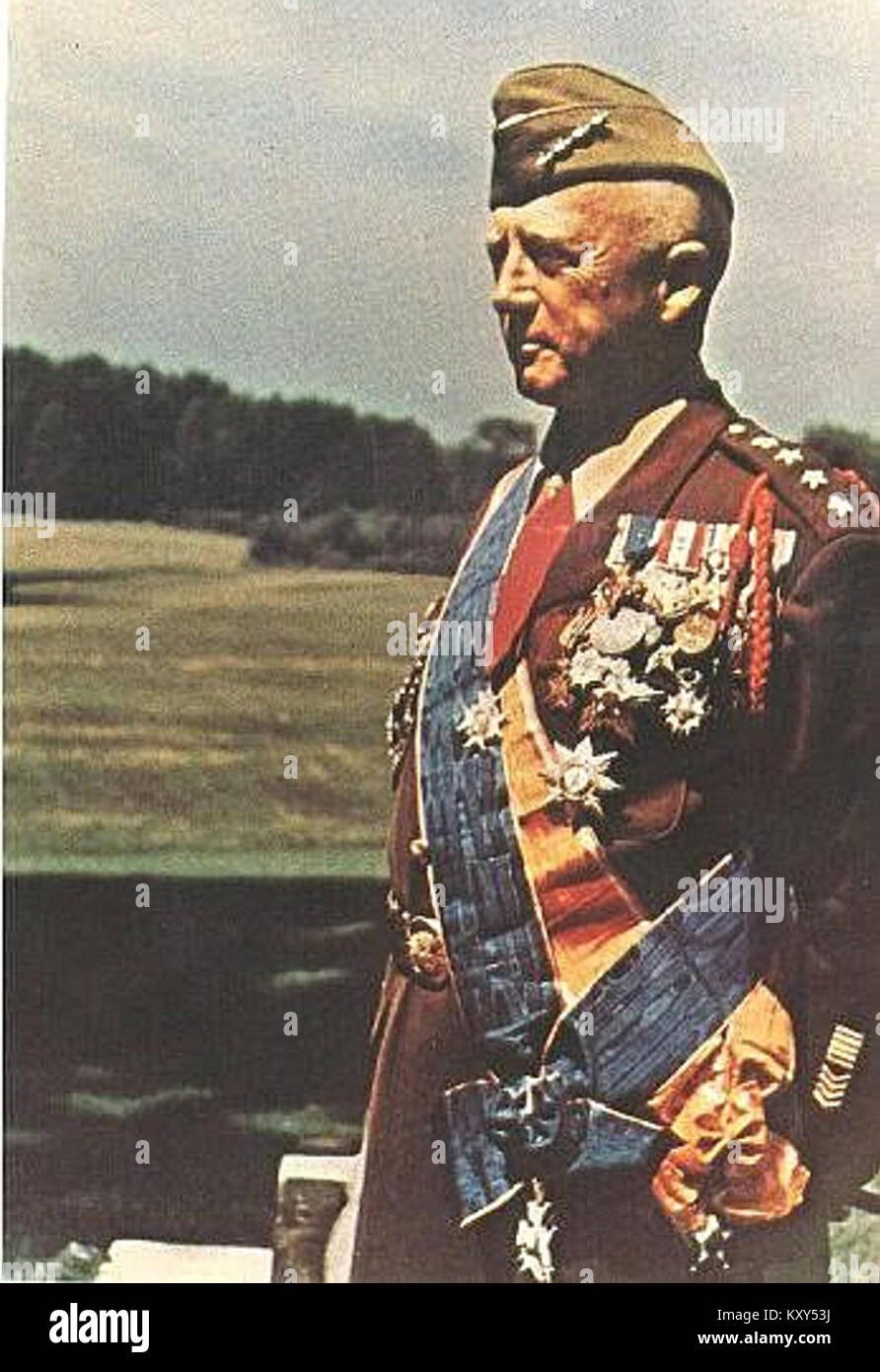 General George Patton, a prominent U.S. Army leader during World War II ...