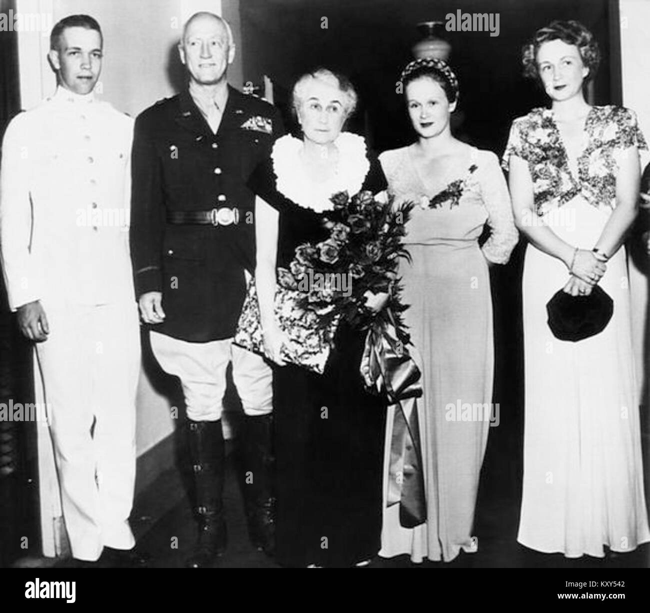 This photograph shows George S. Patton, an iconic American general ...