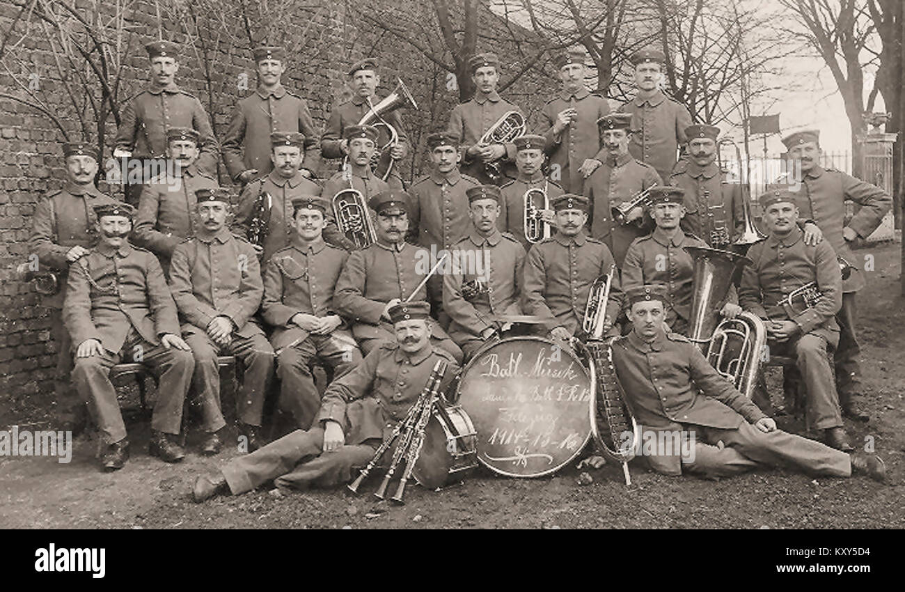 German Band, 1916 - 4 Stock Photo - Alamy
