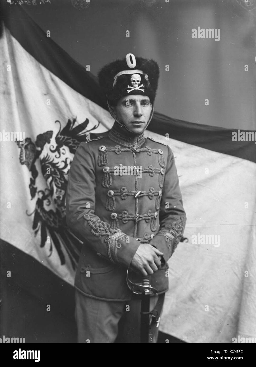 Photograph showing german military Black and White Stock Photos ...