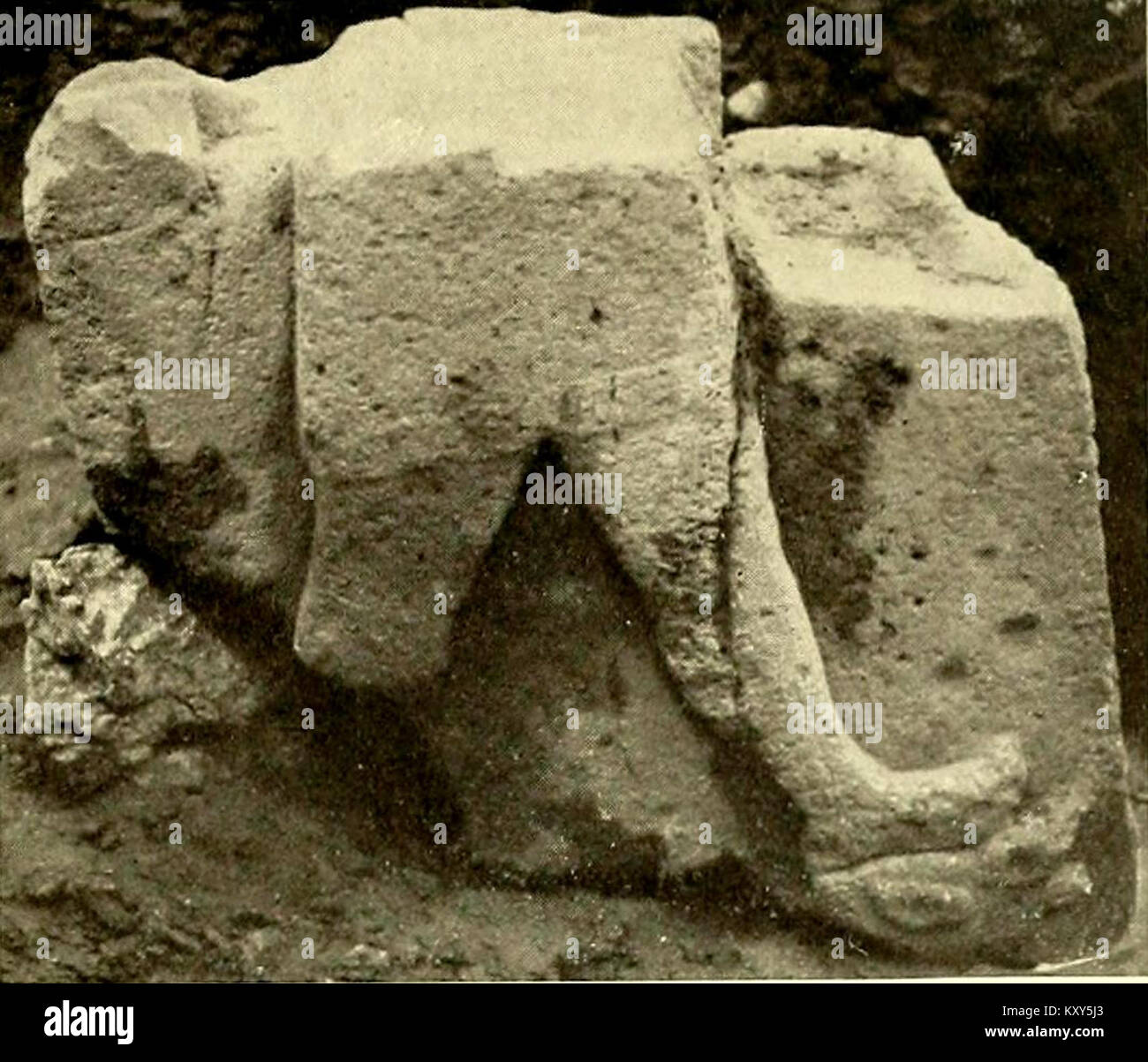Gertrude Bell. Tell Aḥmar, Hittite Stela. Amurath to Amurath. 1911.I ...