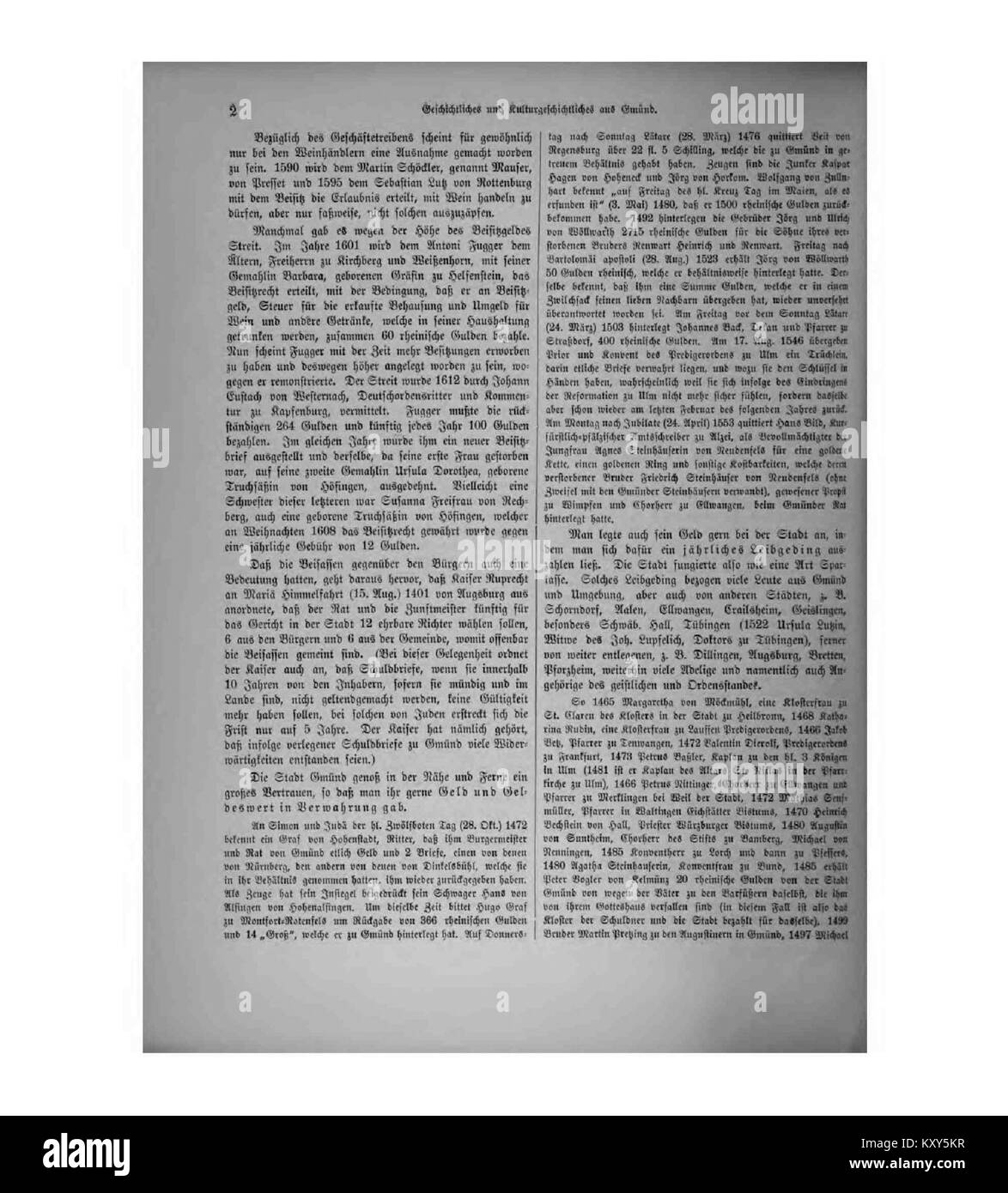 A historical account from Gmünd, providing insights into the town’s culture, social history, and ...