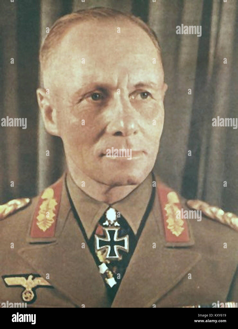 Erwin Rommel (color photo Stock Photo - Alamy