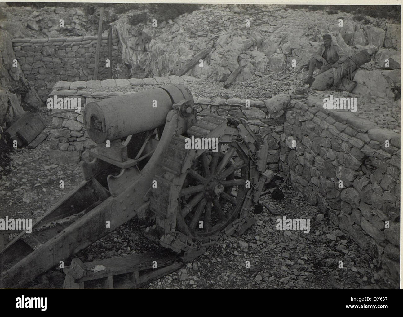 Destruction caused by artillery fire hi-res stock photography and ...