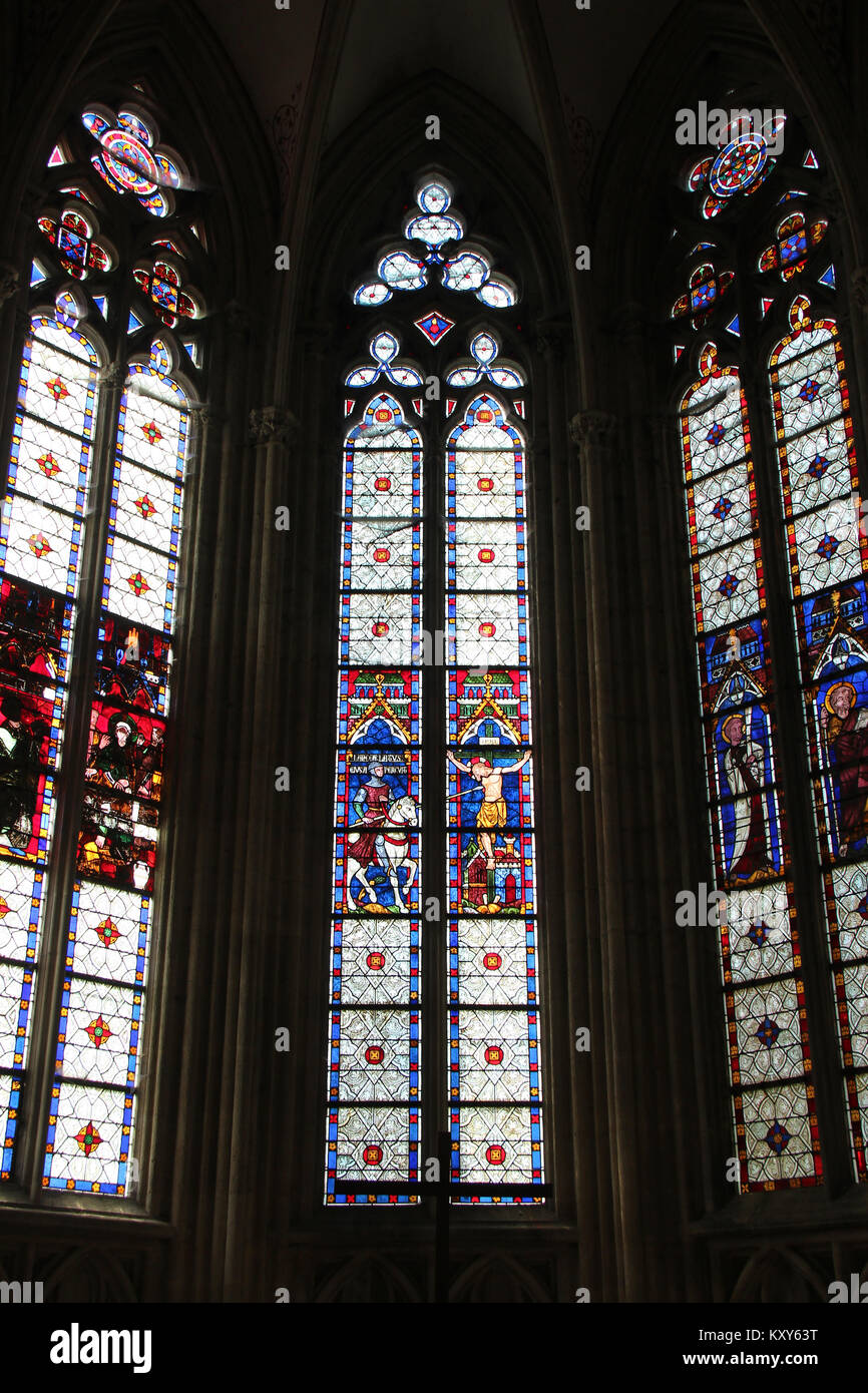 The Notre-Dame cathedral in Sées (France Stock Photo - Alamy