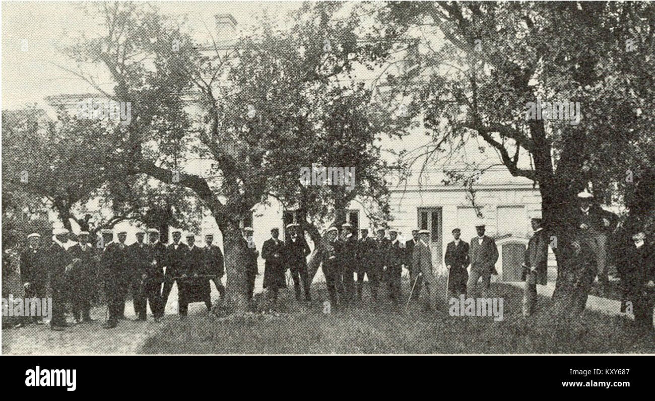 A photograph of a group of individuals from the GH Nation in a garden ...