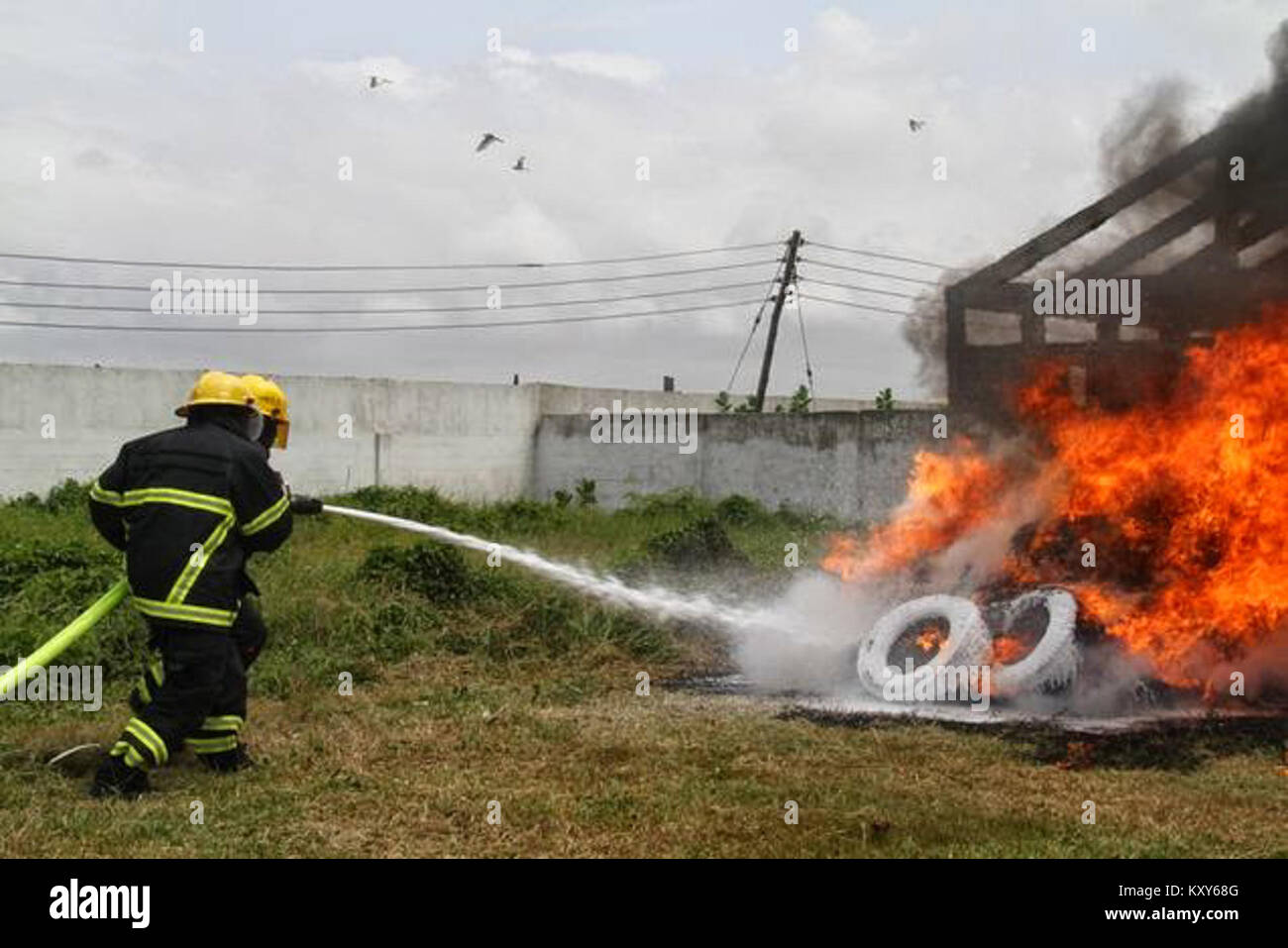 The Ghana National Fire and Rescue Service (GNFRS) operates rapid ...