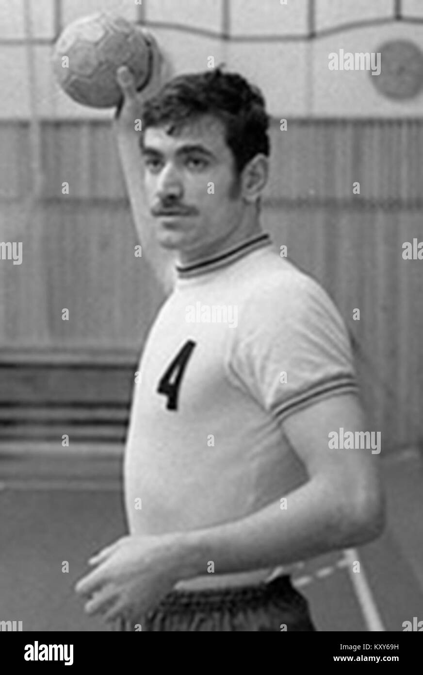 Team handball competition Black and White Stock Photos & Images - Alamy