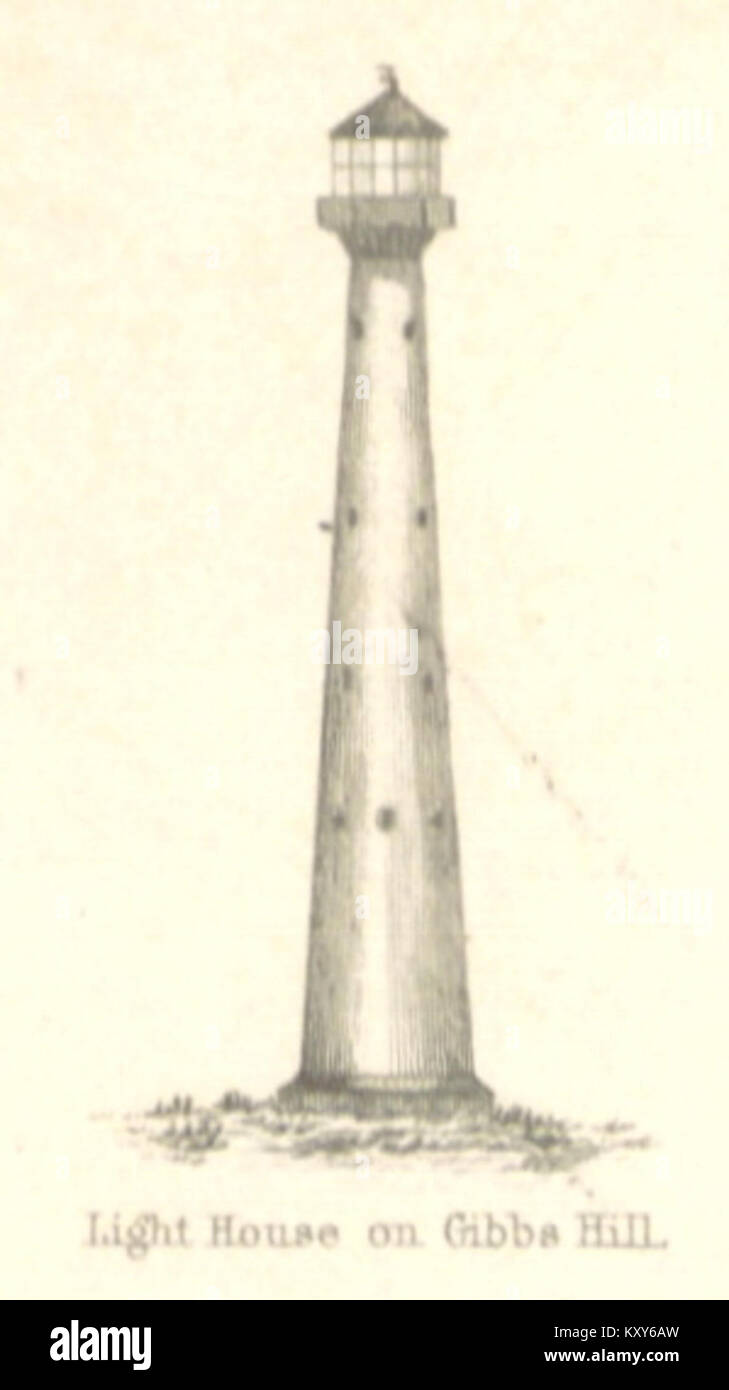 Gibbs Hill Lighthouse, built in 1857, is one of the oldest lighthouses ...