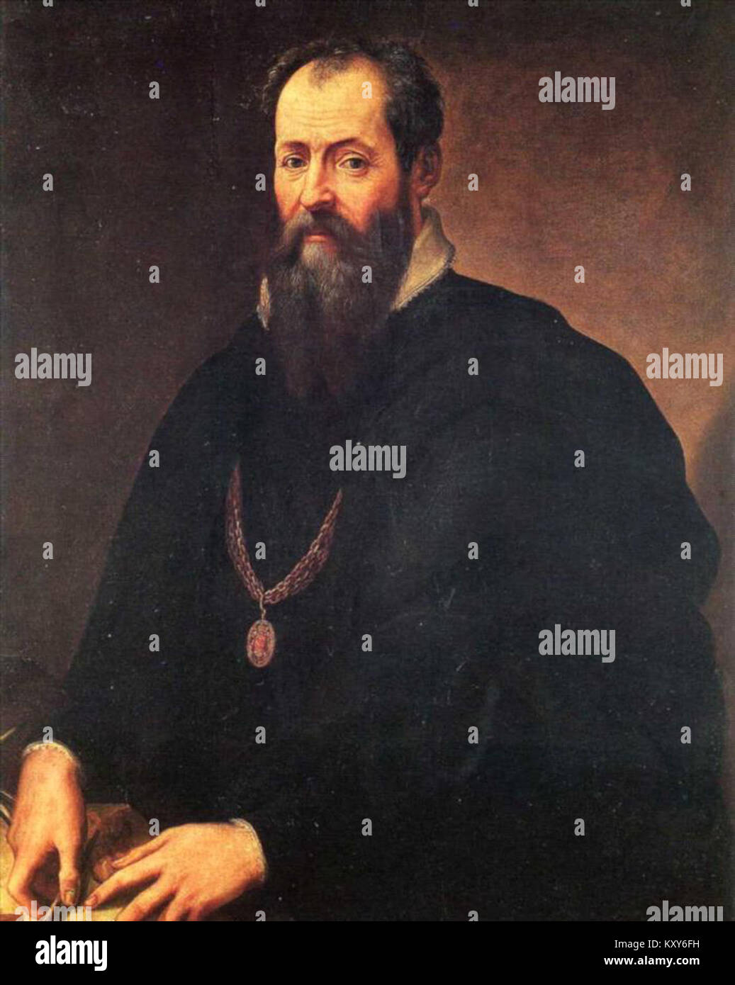 Self-portrait of Giorgio Vasari, the Italian painter, architect, and ...