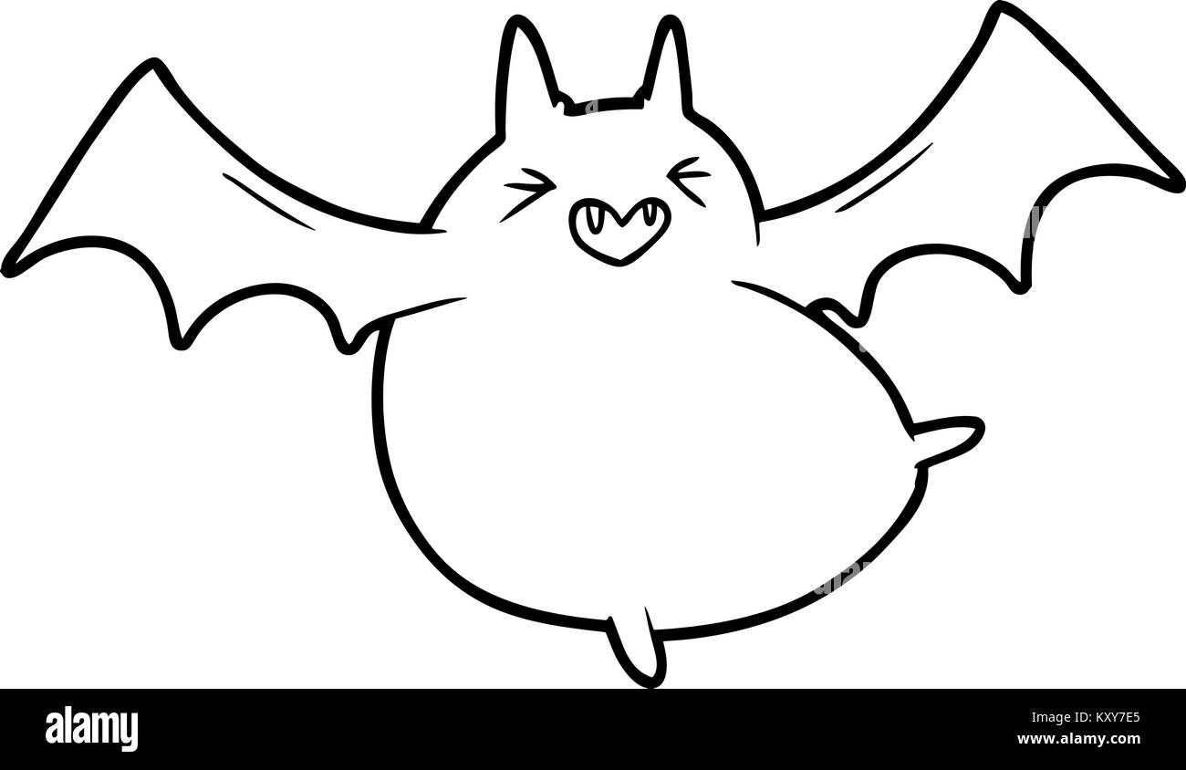 spooky cartoon bat Stock Vector Image & Art - Alamy