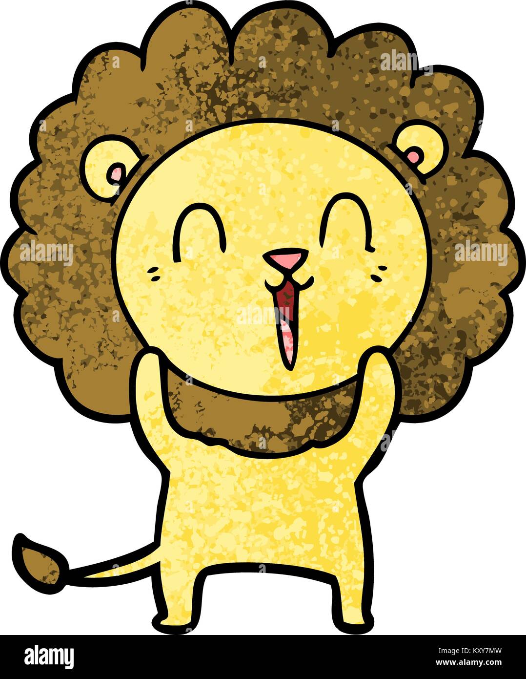 laughing lion cartoon Stock Vector Image & Art - Alamy