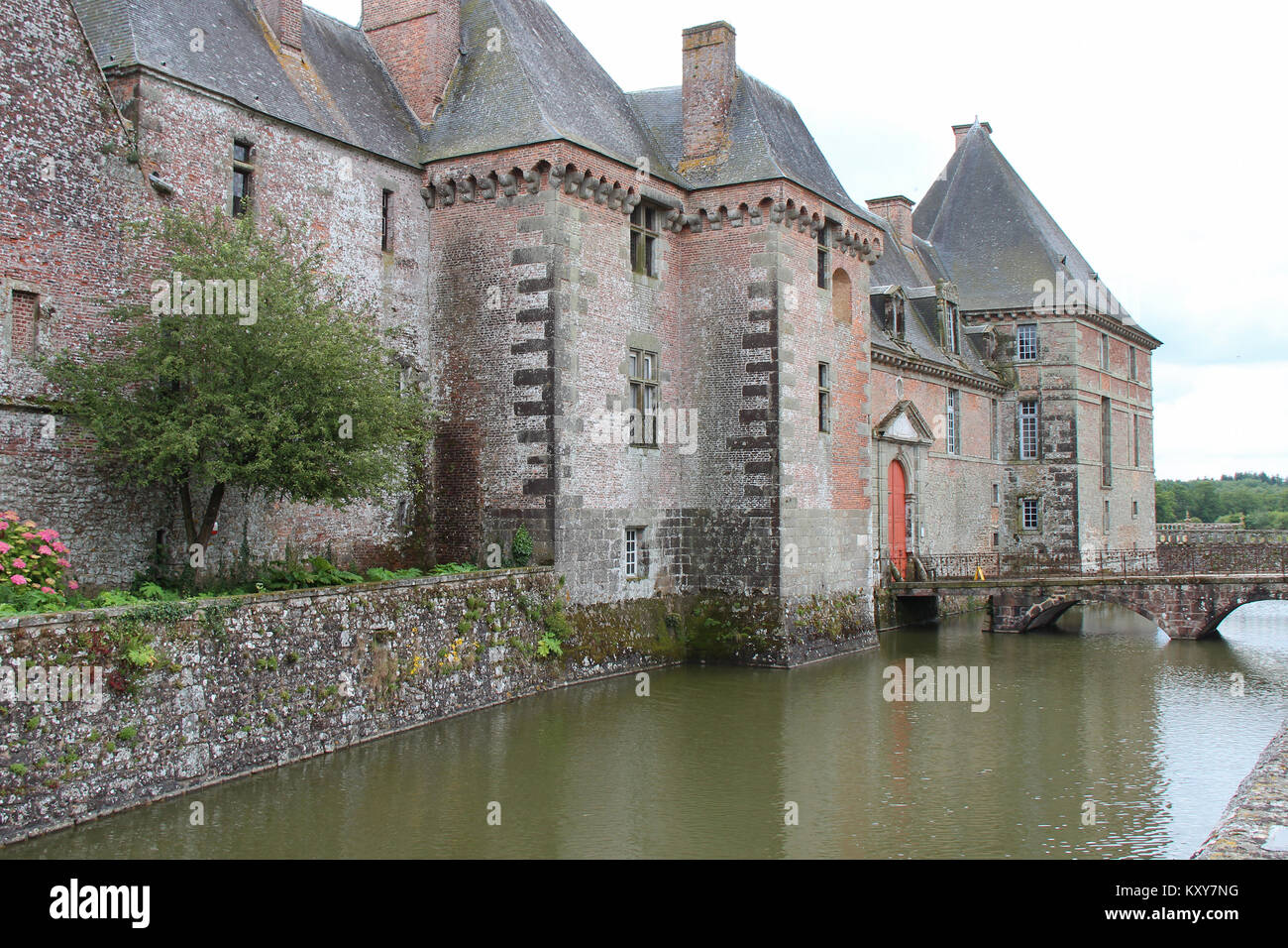 The Carrouges castle (France Stock Photo - Alamy