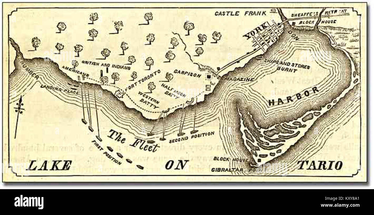 1813 york war hi-res stock photography and images - Alamy